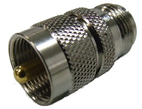PL-259 Plug To N Female Socket.