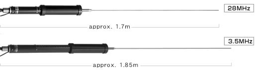 Diamond SD330 Screwdriver Antenna.